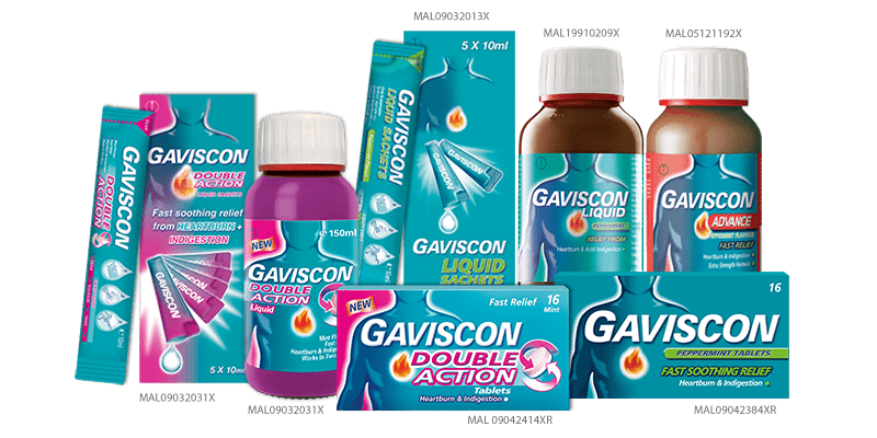 Fast acting heartburn and indigestion relief | Gaviscon